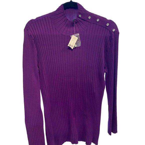 Tops | Purple Long Sleeve Top | Poshmark